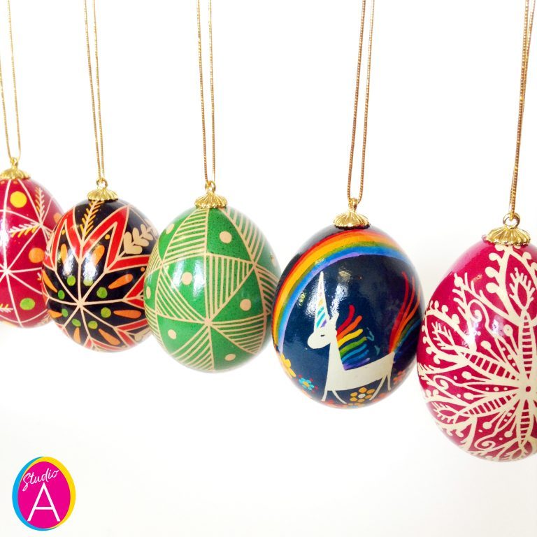 Ukrainian Pysanky egg ornament workshop - River Arts District Artists