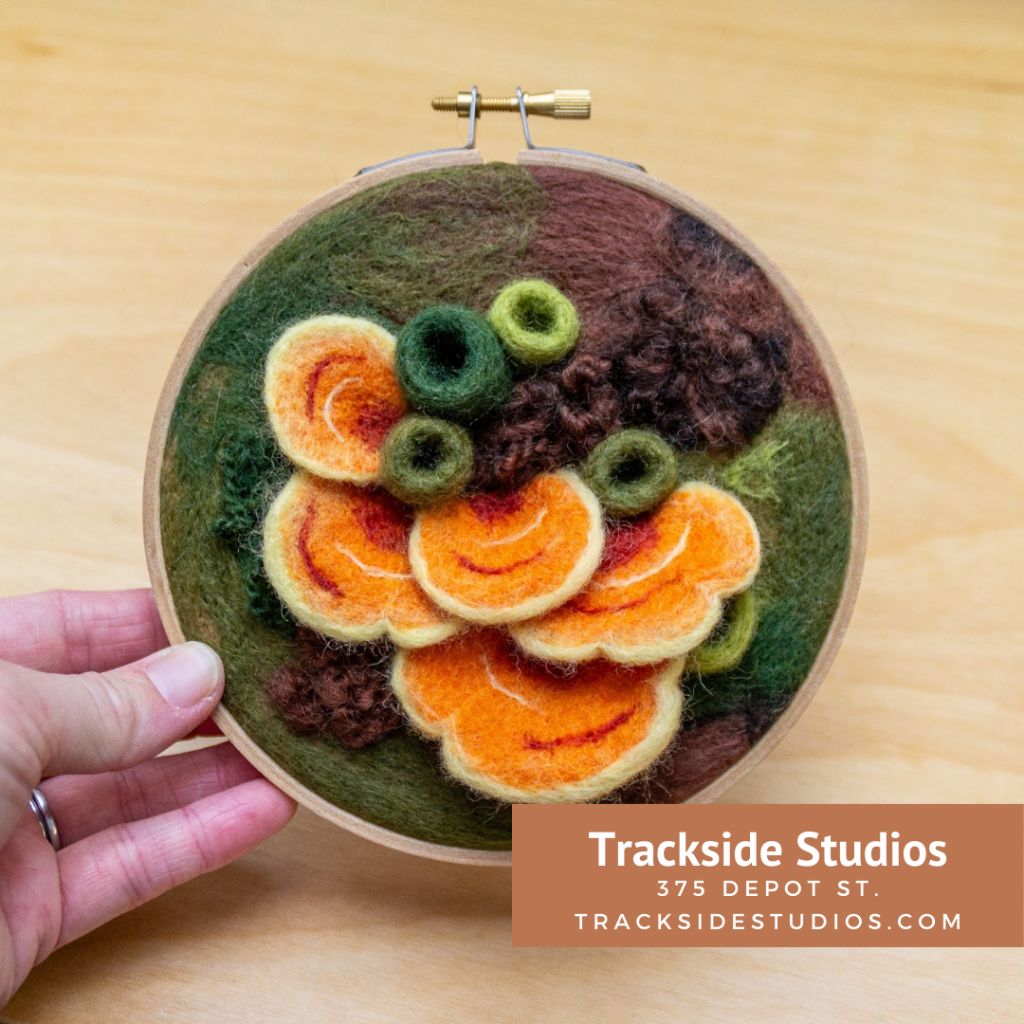 Needle Felting the Forest Floor - River Arts District Artists